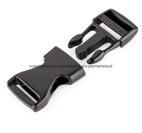 klamra plastikowa 16 mm czarna - e-pasmanteria.pl